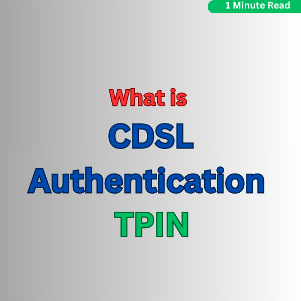 What is CDSL authentication TPIN